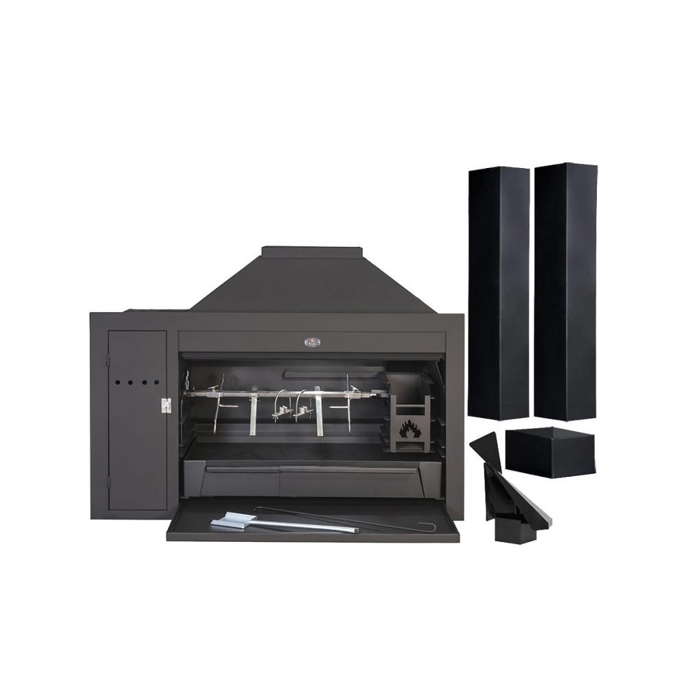 Homefires 1000 Super Deluxe Built-in Braai (Includes 2.4m Flue and ...