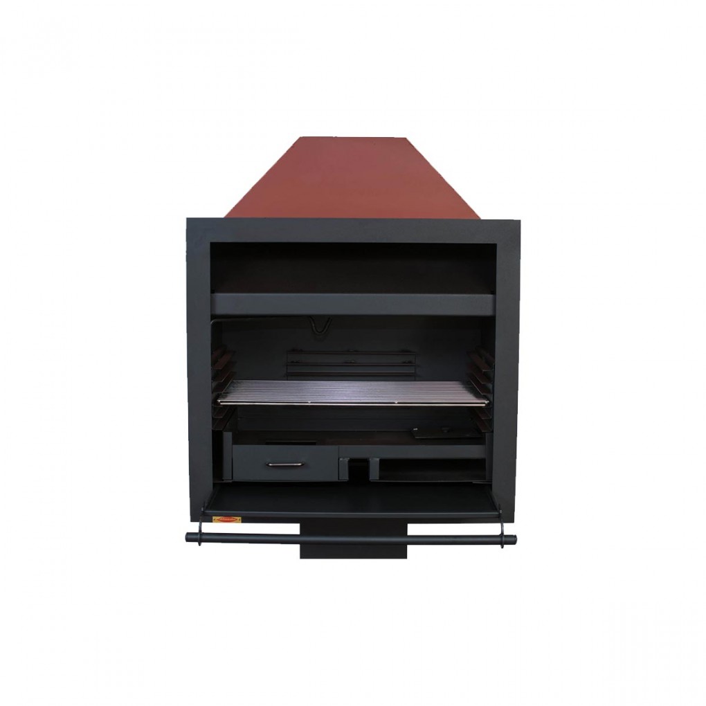 Homefires 1200 Super Deluxe Freestanding Braai (Includes 2,4m Flue and ...