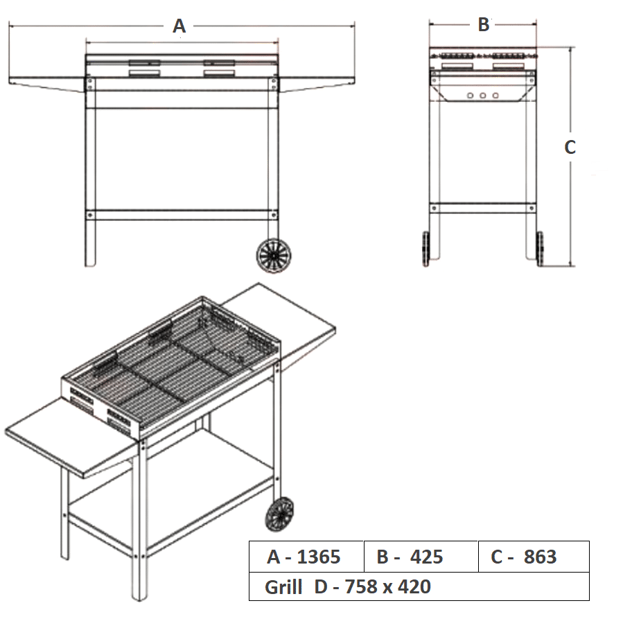 Jetmaster 760 Mobile Braai - Braai Culture