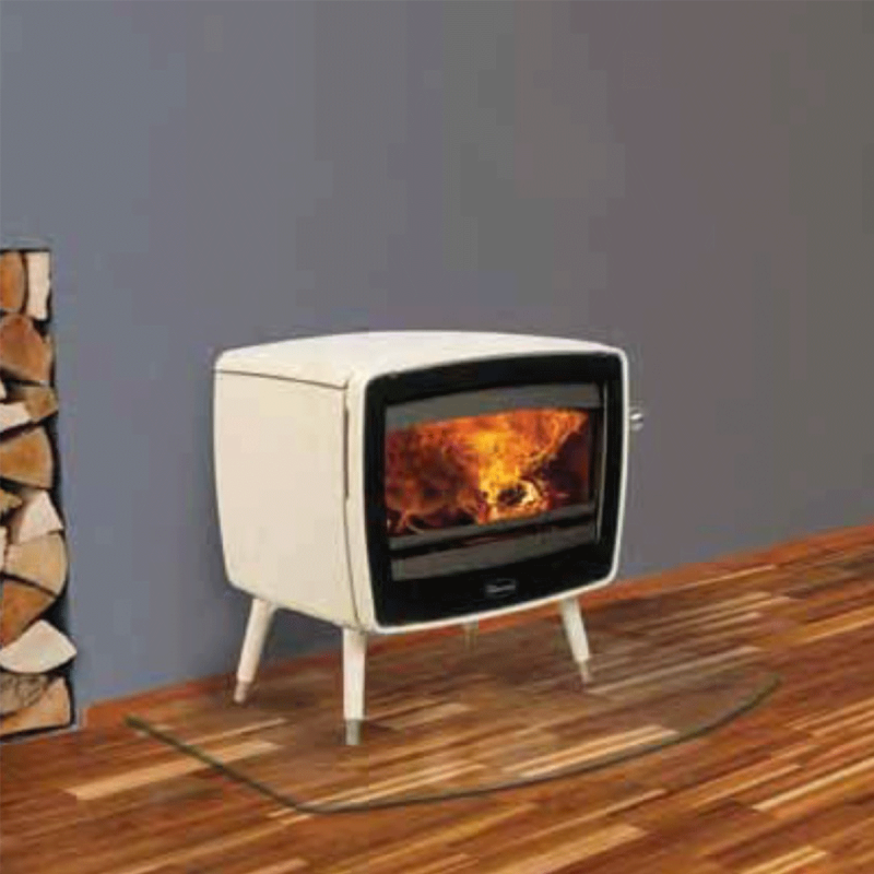 Dovre Bow on Pedestal Slow Combustion Cast Iron Fireplace - Braai Culture