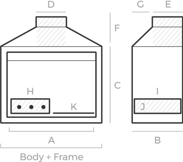 Homefires 1500 Combo Built-in Braai (With 5 burner insert) - Braai Culture