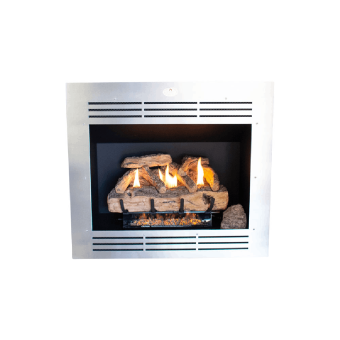 HomeFires Freestanding 24" Firebox Vent Free Fireplace-BraaiCulture