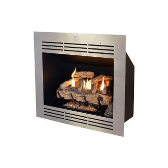 HomeFires Freestanding 24" Firebox Vent Free Fireplace-BraaiCulture