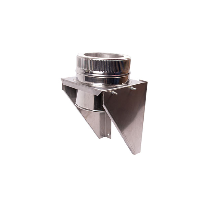 Homefires Tech 125/180 mm Wall Base Support Bracket Insulated Stainless ...