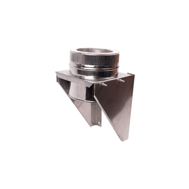 Homefires Tech 125/180 mm Wall Base Support Bracket Insulated Stainless ...
