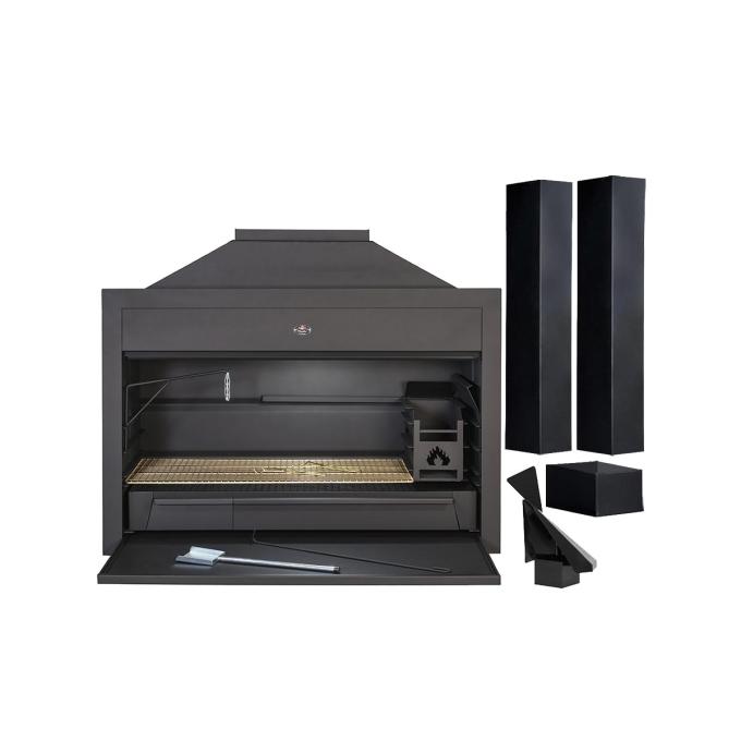Homefires 1200 Super Deluxe Built-in Braai (Includes 2.4m Flue, slip-on ...