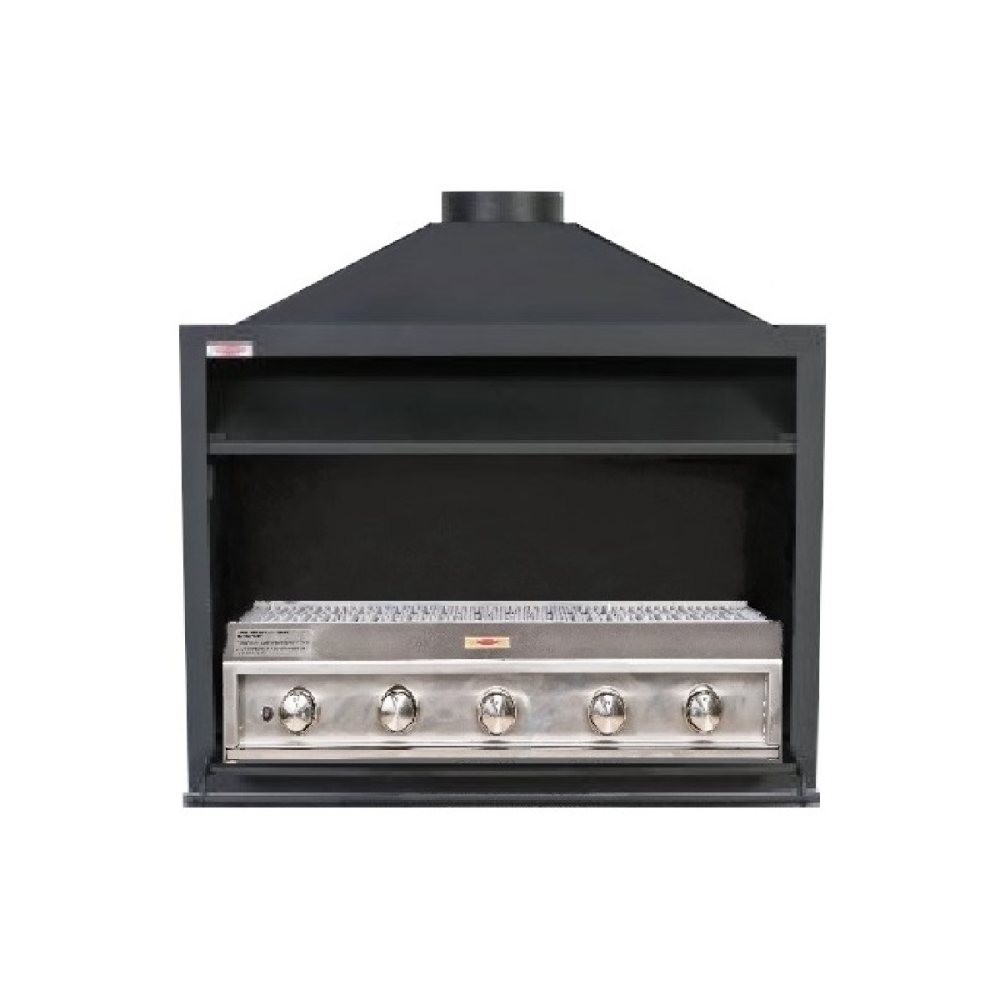 Jetmaster 1000 Entertainer (Cut for Gas) with 5 Burner Shallow Gas ...