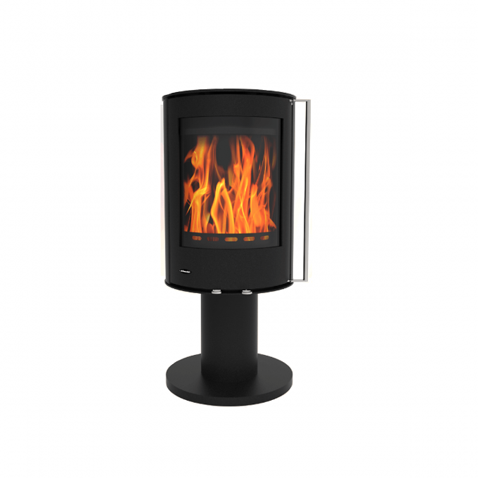 Jetmaster BLAZE Slow Combustion freestanding on Pedestal Fireplace ...